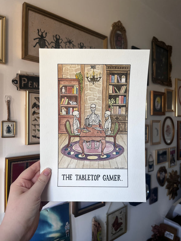 Original The Tabletop Gamer dungeons and dragons skeleton painting ...